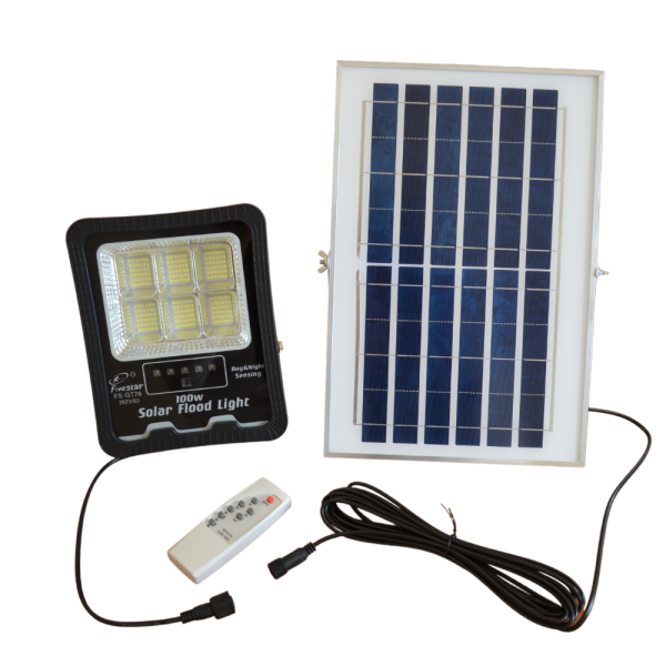 100W LED Solar Flood Light & Solar Panel – Very Nice Things