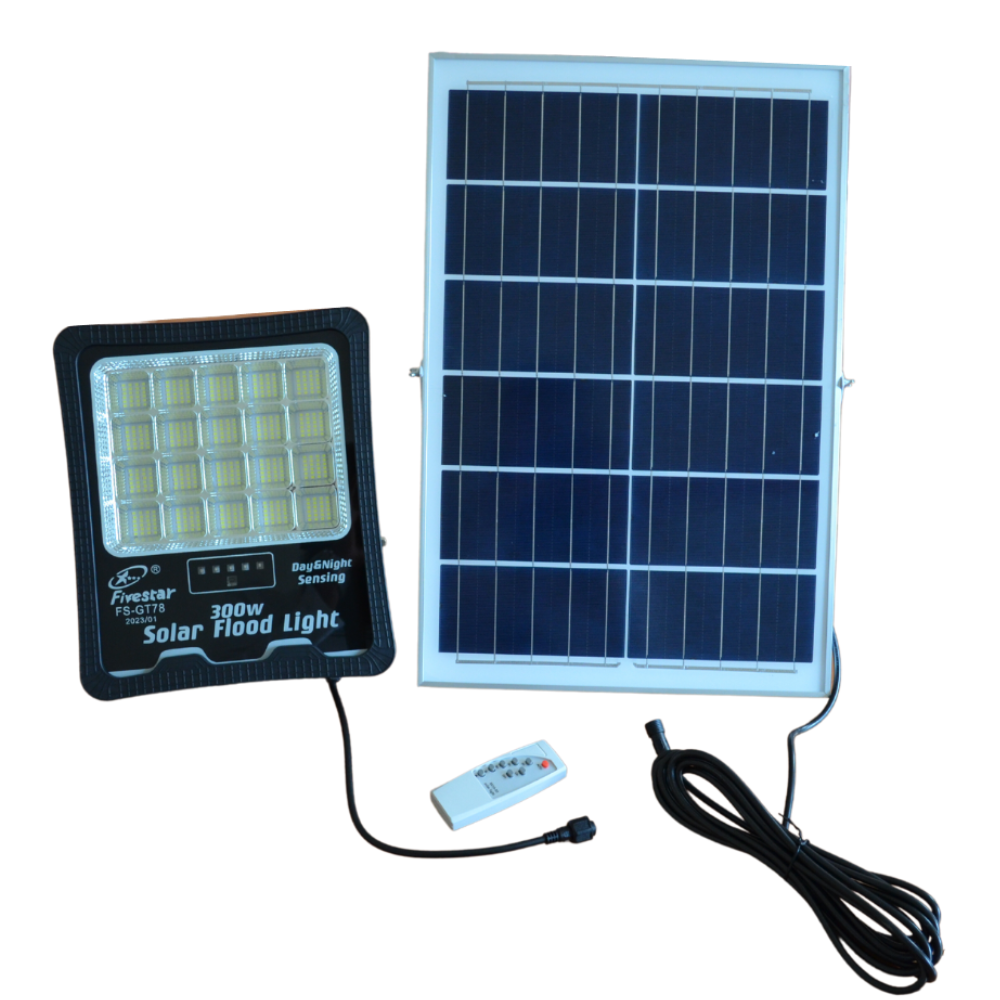 300W LED Solar Flood Light & Solar Panel – Very Nice Things