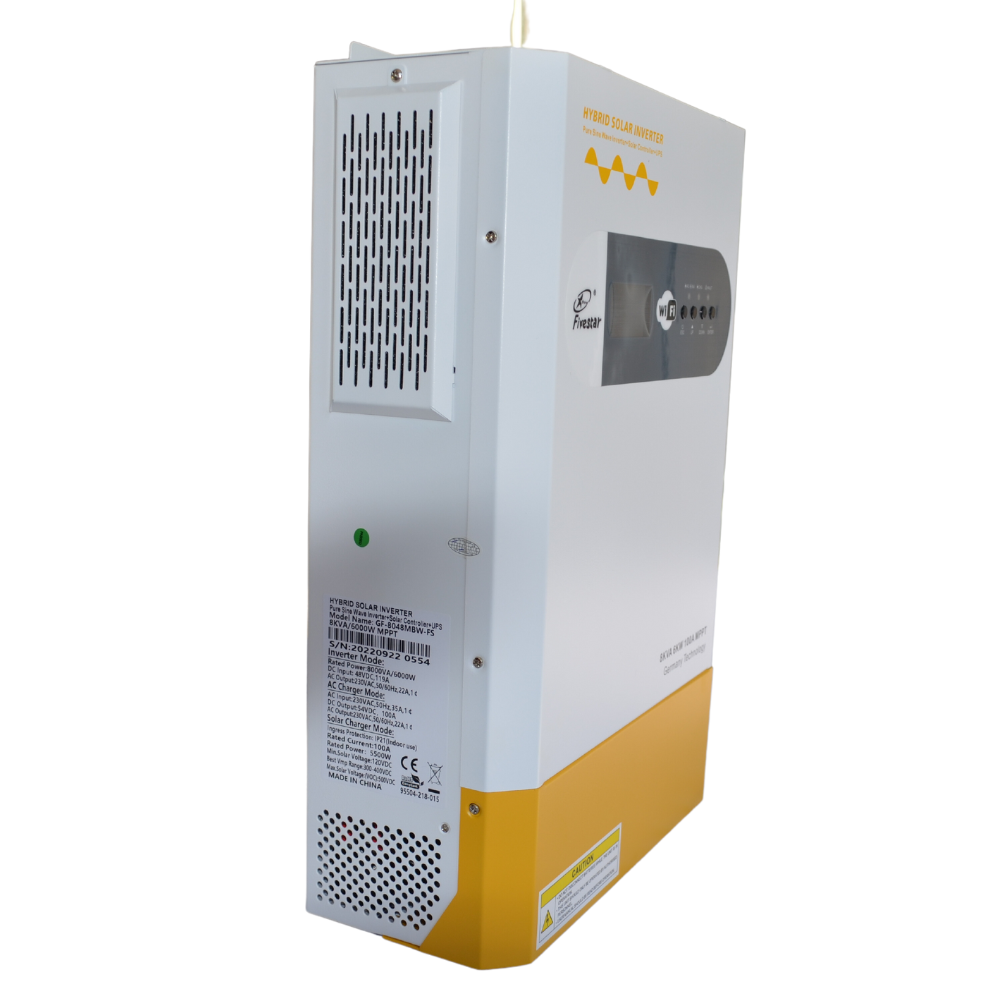 FiveStar 8KVA 48V 6000W Hybrid Inverter 100A MPPT – Very Nice Things